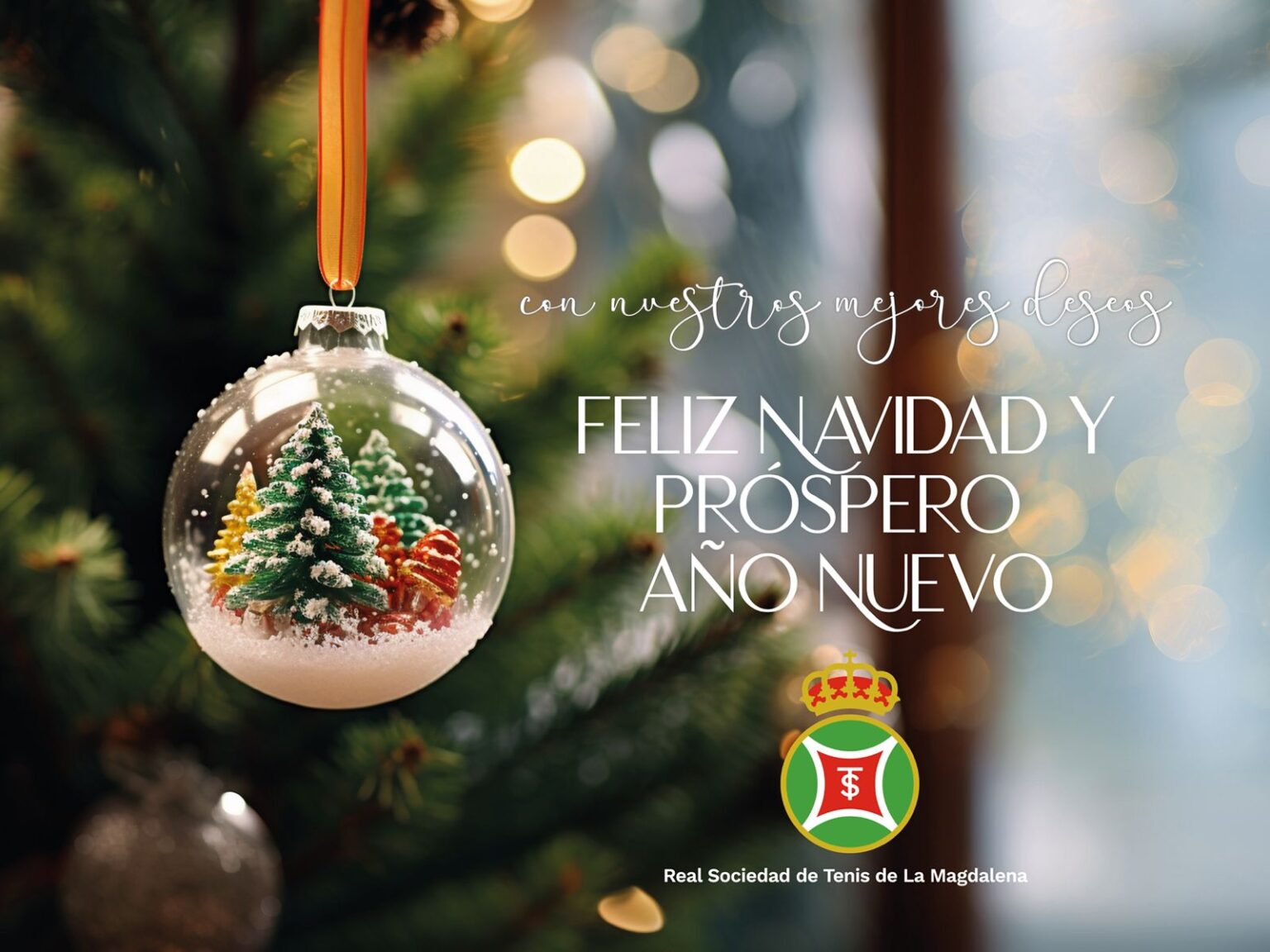 Feliz Navidad y próspero Año Nuevo - Real Sociedad de Tenis de La Magdalena